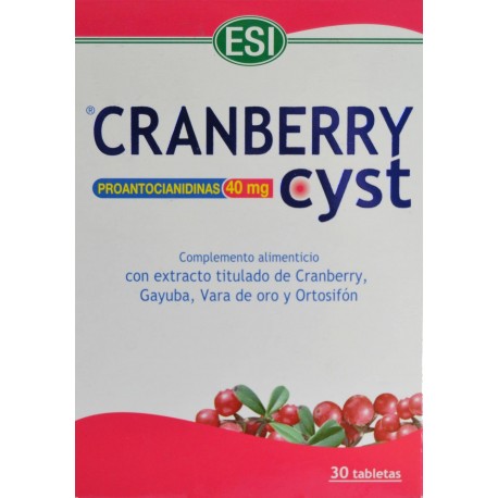 CRANBERRY CYST 30 TABLETAS ESI - Farmacia Anna Riba