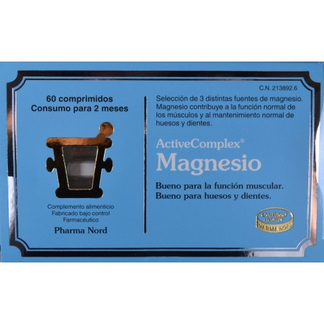MAGNESIO 60 COMPRIMIDOS ACTIVE COMPLEX PHARMA NORD - Farmacia Anna Riba