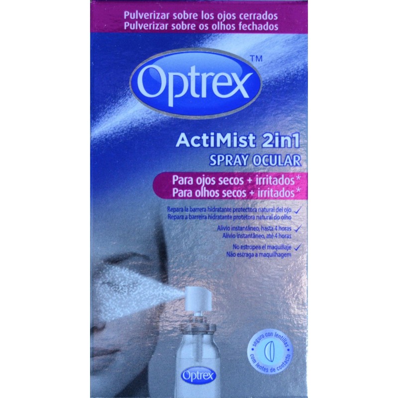 SPRAY OCULAR OPTREX ACTIMIST 2 EN 1 10 ML - Farmacia Anna Riba