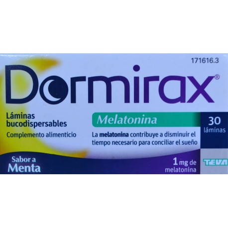 DORMIRAX 30 LÁMINAS BUCODISPERSABLES TEVA - Farmacia Anna Riba