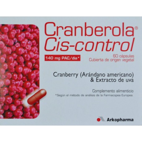 CRANBEROLA CIS-CONTROL 60 CÁPSULAS ARKOPHARMA - Farmacia Anna Riba