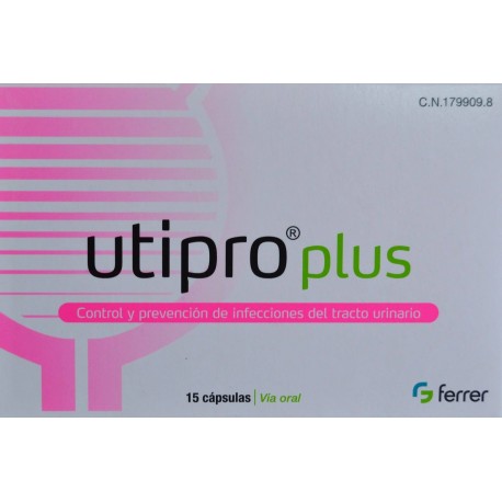 UTIPRO PLUS 15 CÁPSULAS FERRER - Farmacia Anna Riba