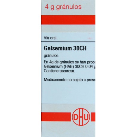 GELSEMIUM 30 CH 4 G GRÁNULOS DHU - Farmacia Anna Riba