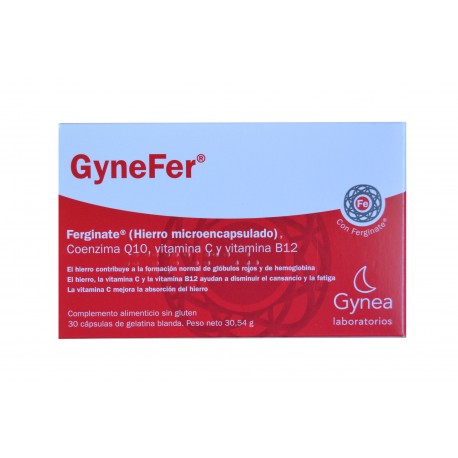 GYNEFER 30 CÁPSULAS DE GELATINA BLANDA GYNEA - Farmacia Anna Riba