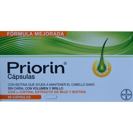 PRIORIN 60 CÁPSULAS BAYER - Farmacia Anna Riba