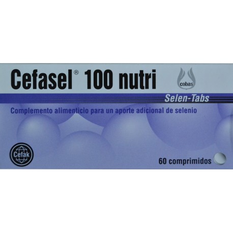 CEFASEL 100 NUTRI 60 COMPRIMIDOS COBAS - Farmacia Anna Riba