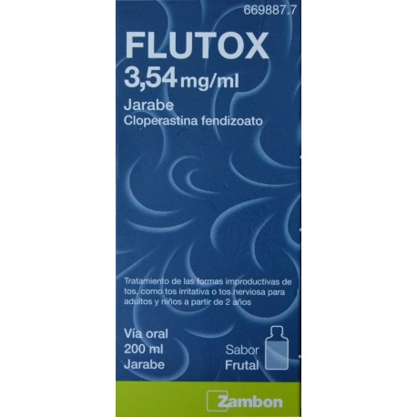 JARABE FLUTOX 3,54 MG/ML 200 ML ZAMBON - Farmacia Anna Riba