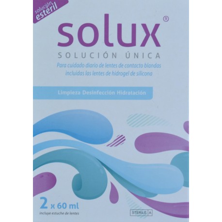 SOLUCIÓN ÚNICA 2 X 60 ML SOLUX - Farmacia Anna Riba