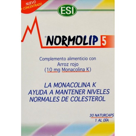 NORMOLIP 5 30 NATURCAPS ESI - Farmacia Anna Riba