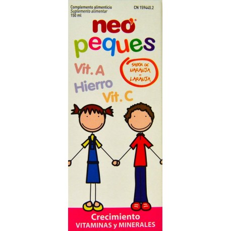 JARABE CRECIMIENTO SABOR NARANJA 150 ML NEO PEQUES - Farmacia Anna Riba